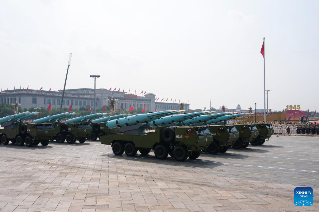 (V-Day) Hypersonic anti-ship missiles debut in China's V-Day parade-The ...